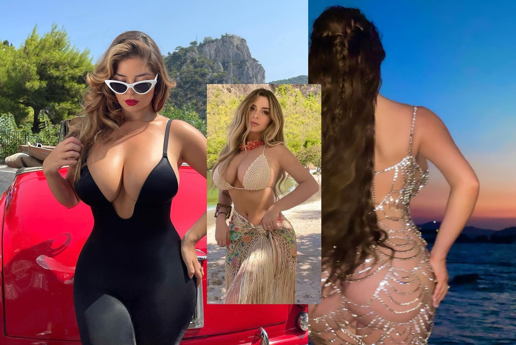 Demi Rose Strips Completely Covering Her Hourglass Curves With Nothing