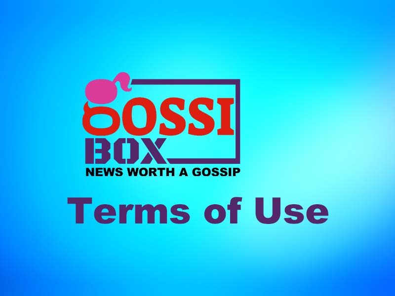 Terms Of Use GossiBOX